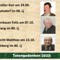 Totengedenken 2023 – OÖ LJV